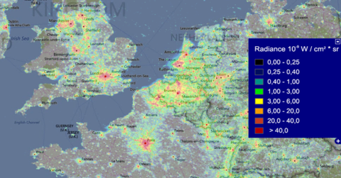 Eyes In The Sky: Exploring Global Light Pollution With Satellite Maps ...