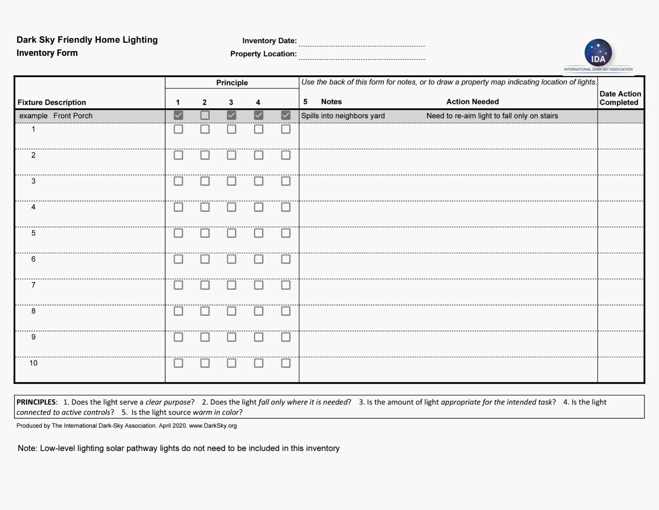 Assess your home’s outdoor lighting | DarkSky International